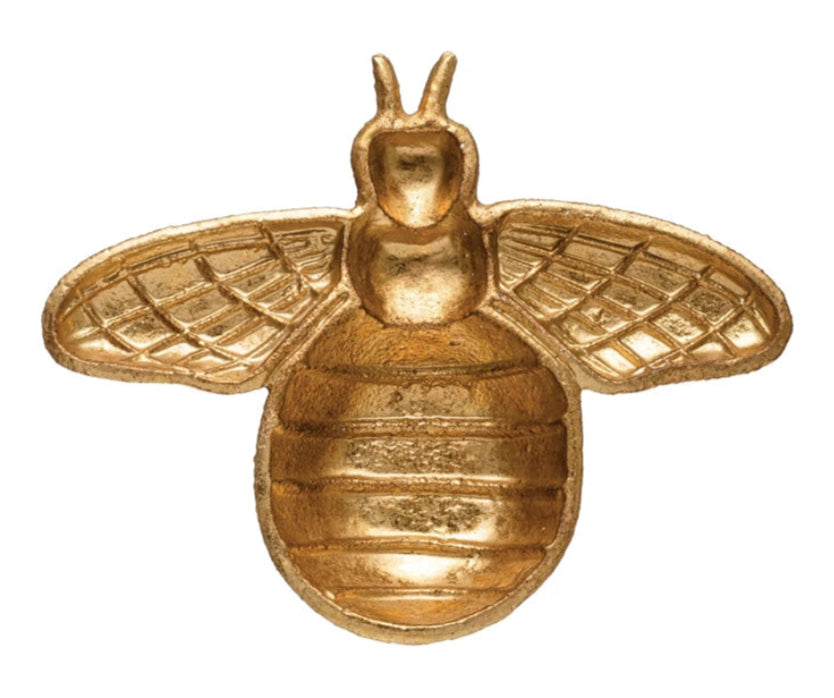 Cast Iron Bee Shaped Dish- Gold - Park Place Midtown