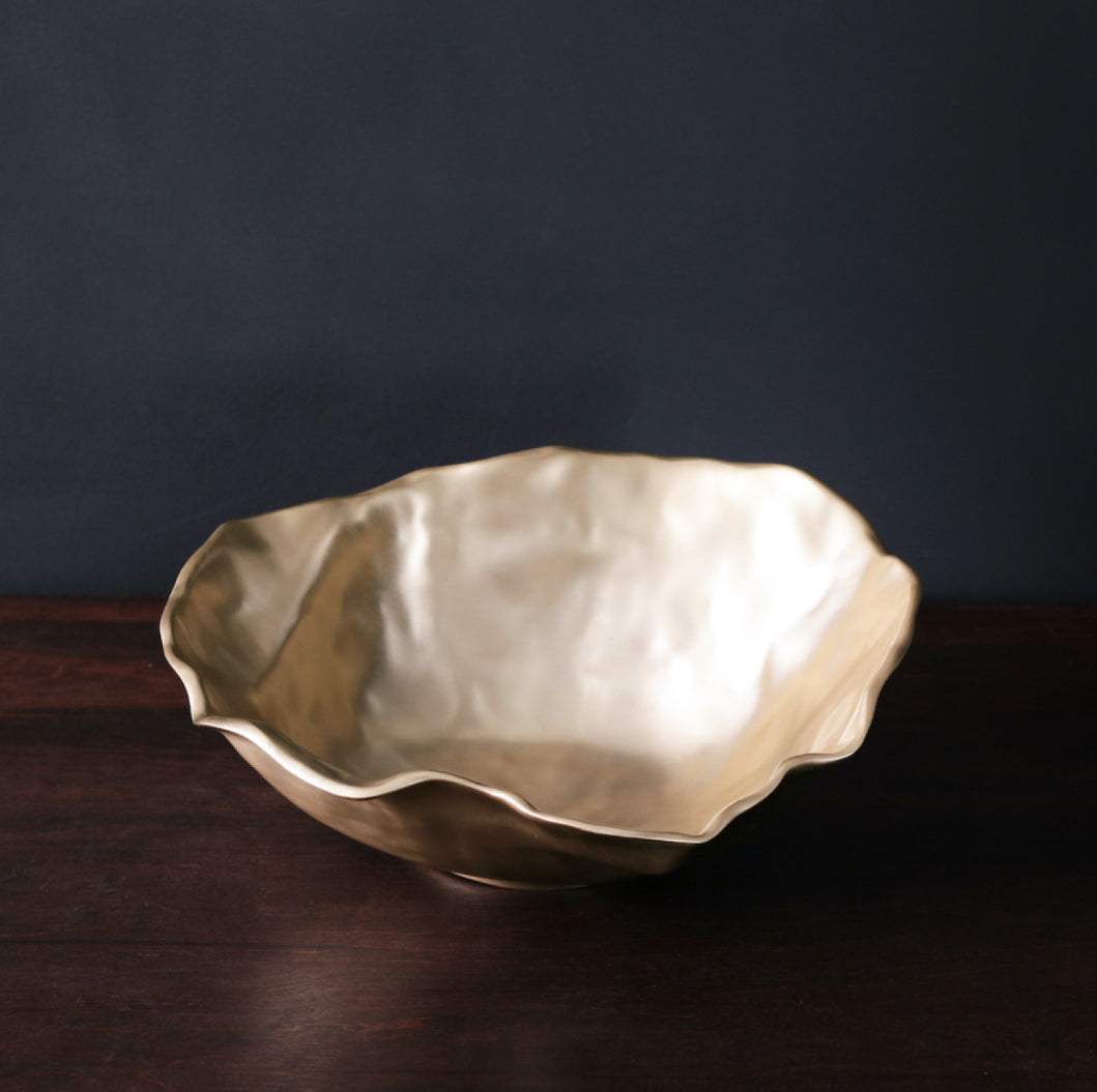 Sierra Modern Maia Large Gold Bowl - Park Place Midtown
