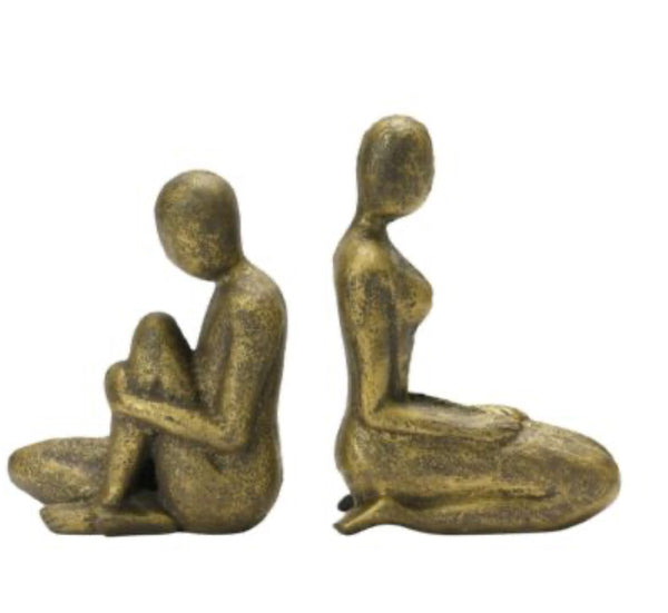 Set Of Sitting Women Bookends - Park Place Midtown