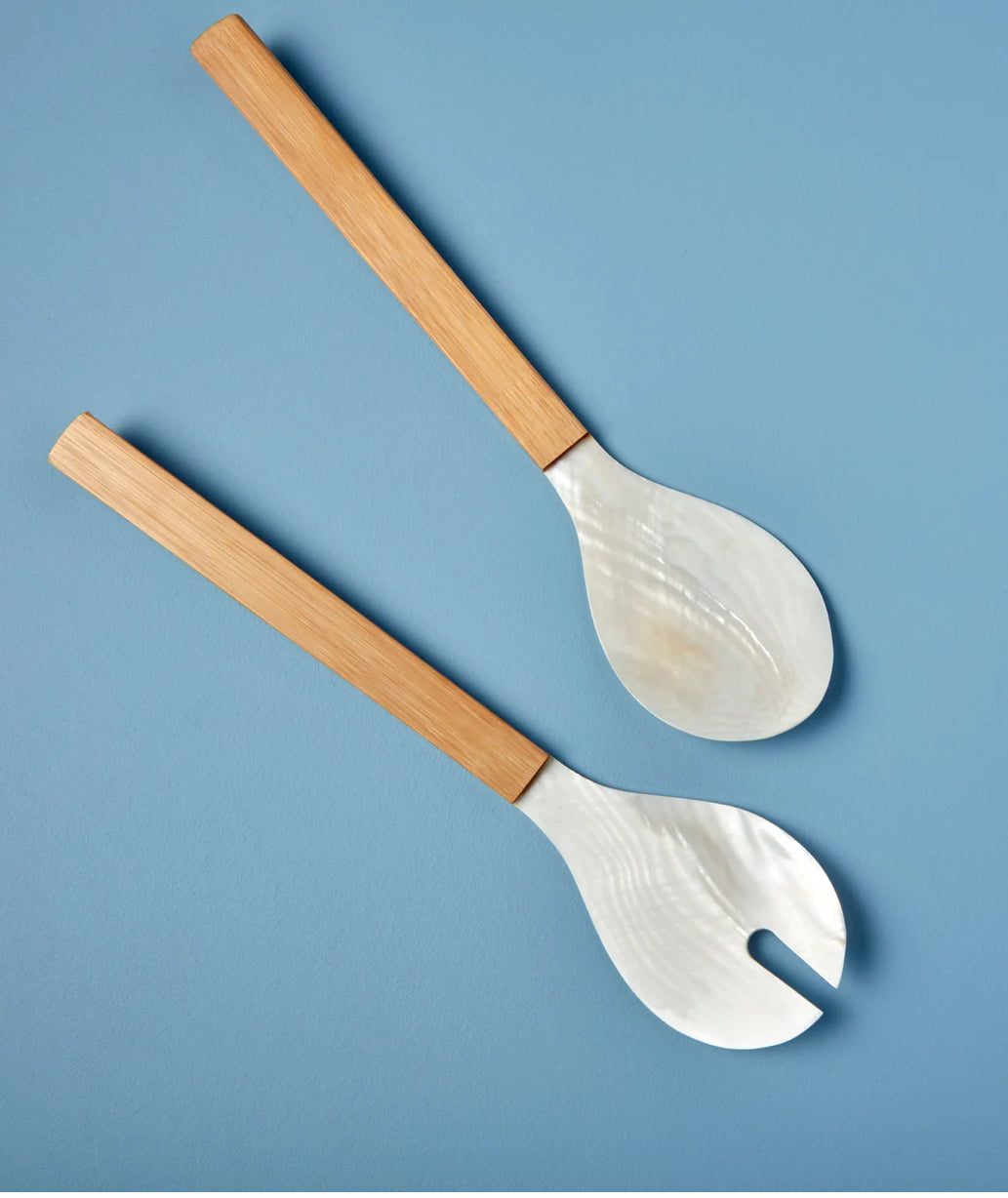 Seashell and Bamboo Serving Utensils - Park Place Midtown