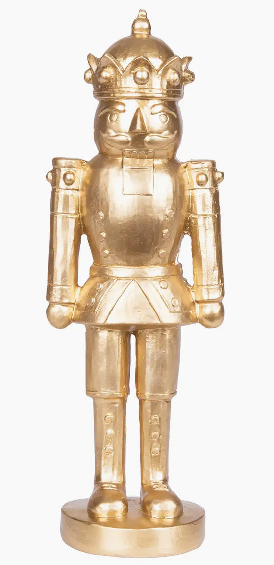 Gold Nutcracker With Crown - Park Place Midtown