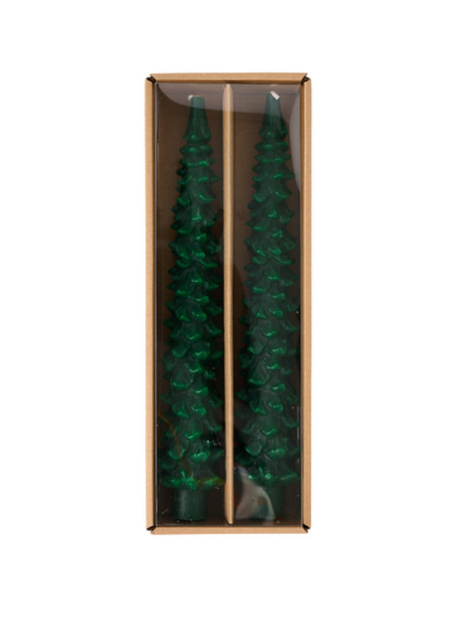 Christmas Tree Taper Candle Set - Park Place Midtown